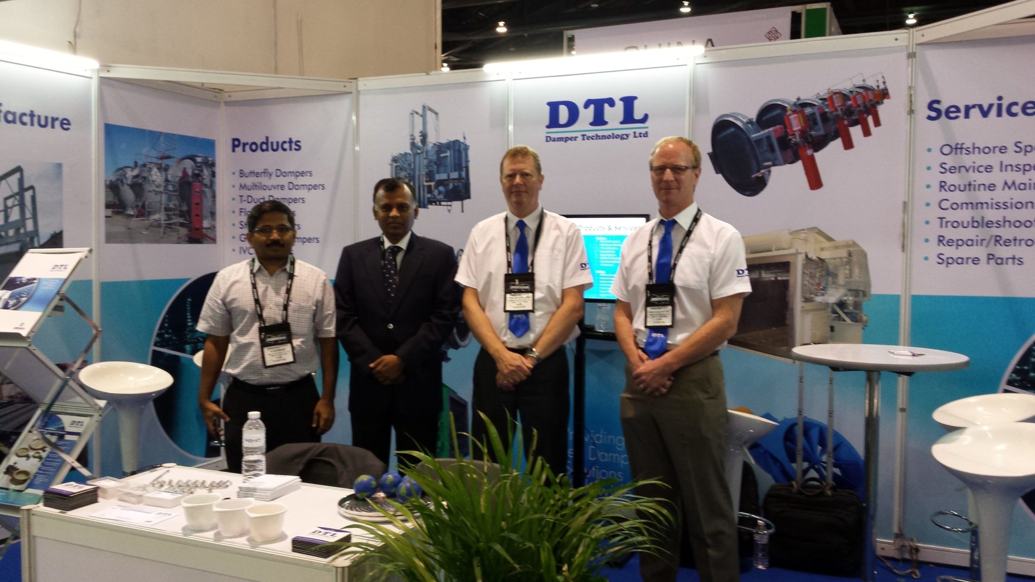 DTL Exhibit at Power-Gen Asia 2015 - Damper Technology Ltd